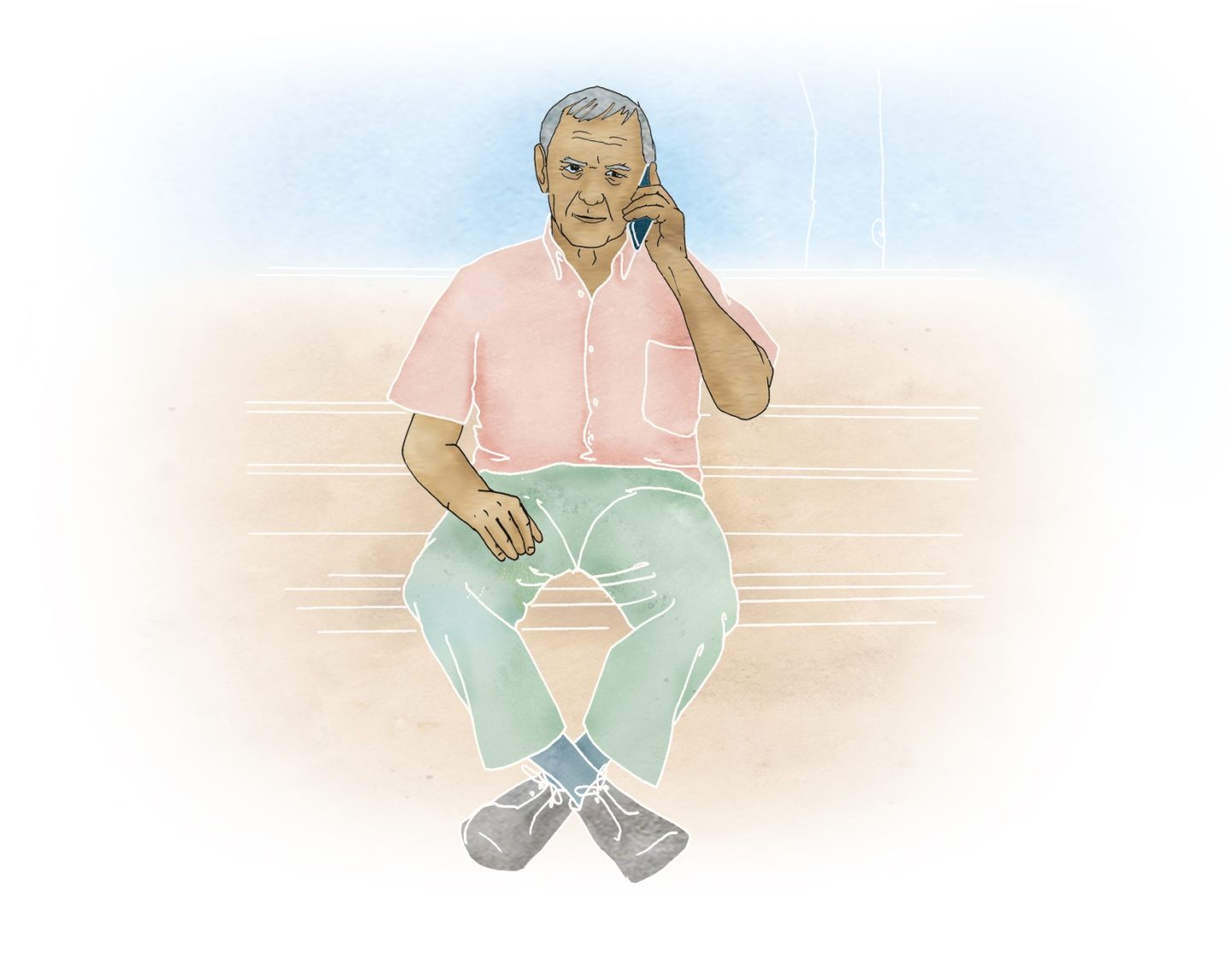 Få stöd - Stödlinjen för män